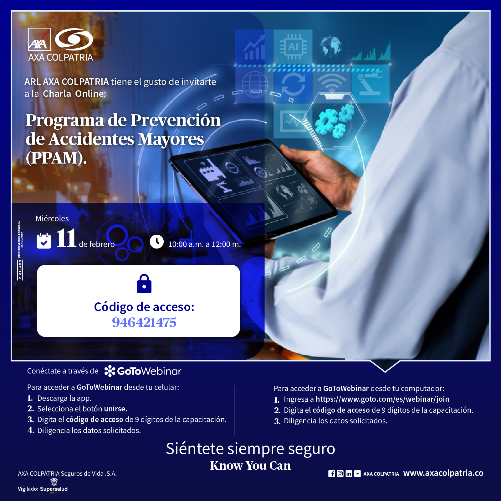 Programa de Prevención de Accidentes Mayores (PPAM). - ARL